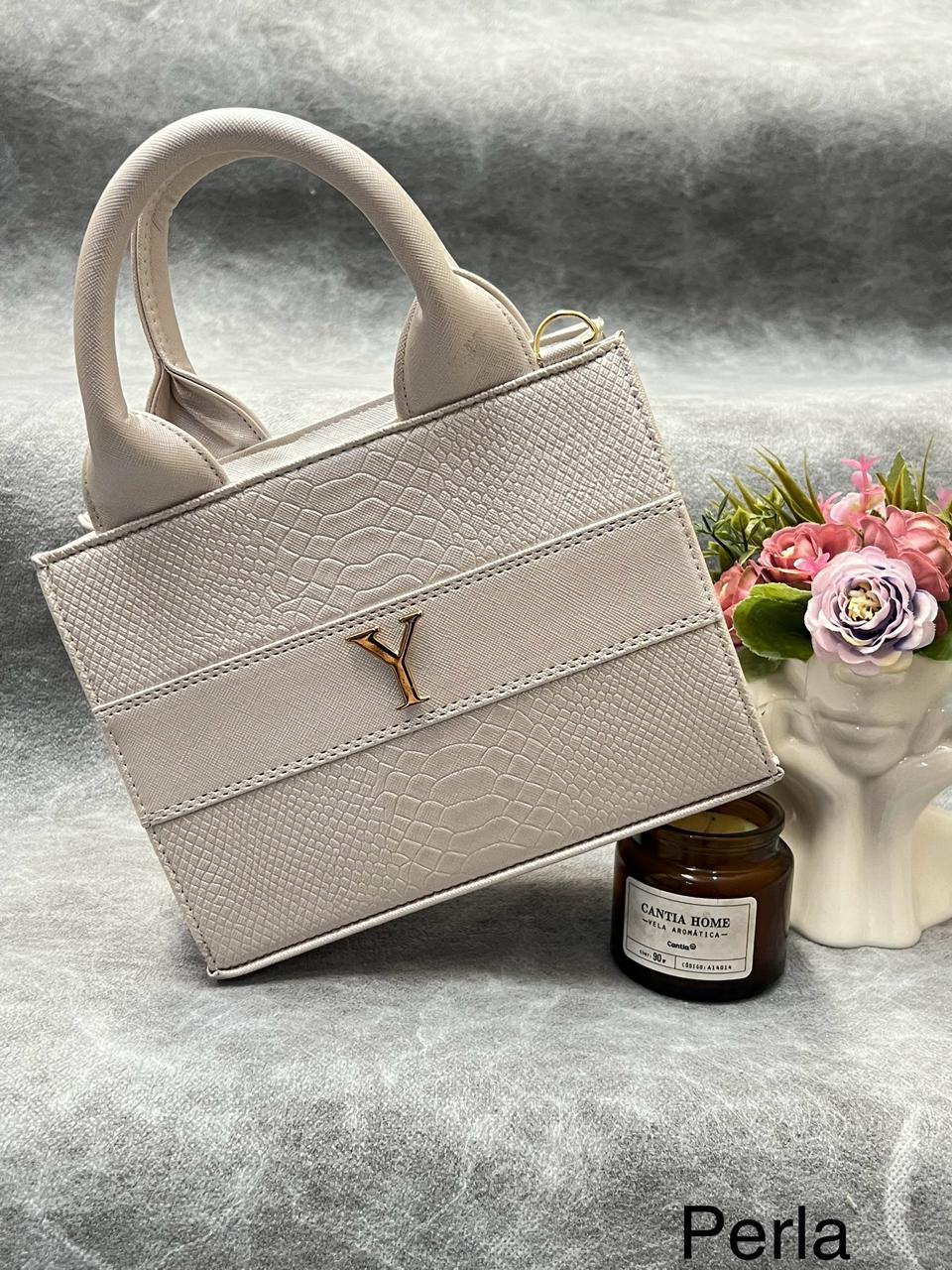 TOTE CLASICA MINI PERLA – Moda Brava Bolsas